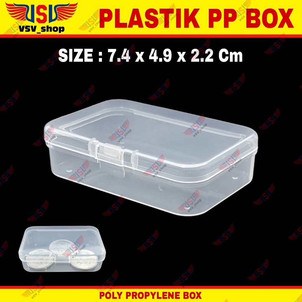 Jual Kotak Penyimpanan Box Plastik Kecil PP Case Small Plastic Storage ...