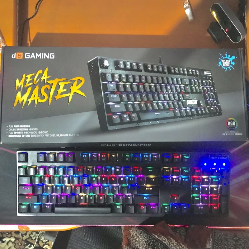 Jual Keyboard Mechanic Digital Alliance Meca Master RGB, Outemu Blue ...