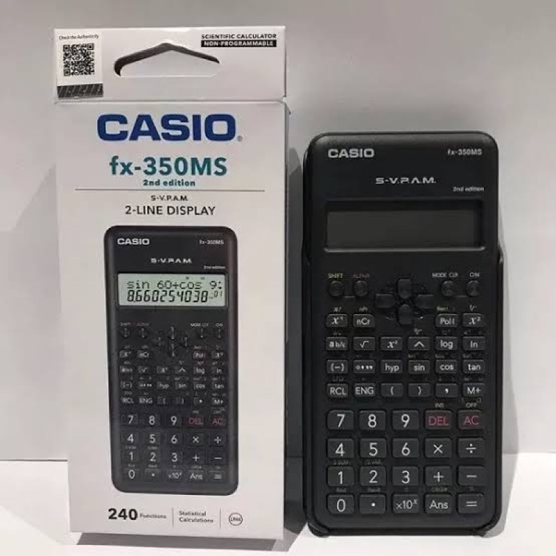 Jual Casio Fx-350MS kalkulator Scientific Calculator Scientific FX ...