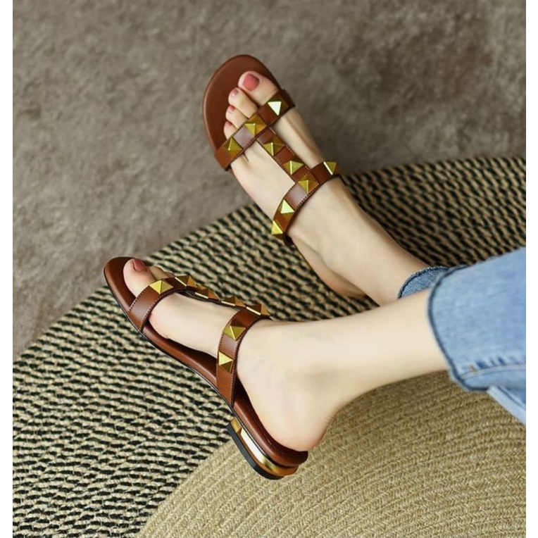 Jual ABBUSHOES DA 10 sendal hak tahu gabreil 3cm | Shopee Indonesia