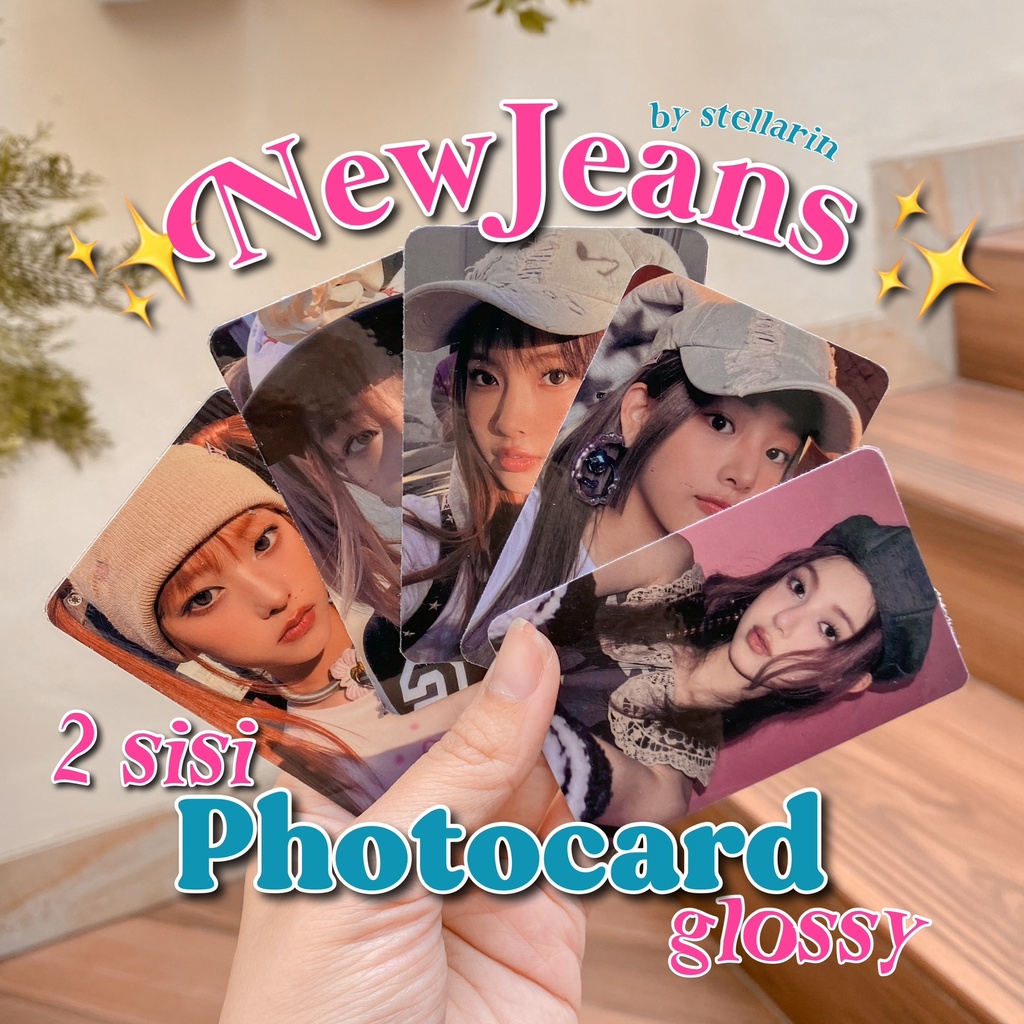 Jual [READY] NewJeans OMG Photocard 2023 Glossy 2 Sisi Tahan Air Minji Danielle Hani Hyein ...