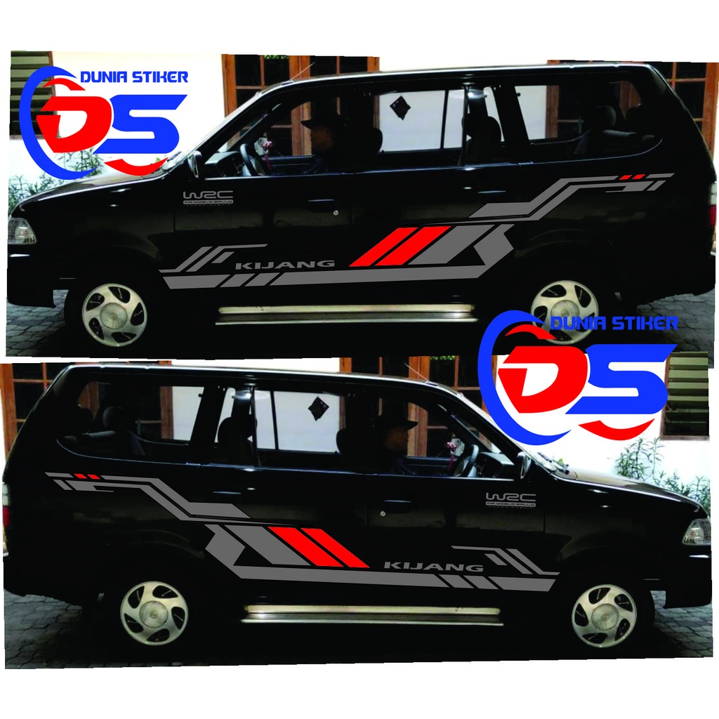 Jual hidayah sticker Stiker Mobil Kijang Lgx Striping Variasi Bodi ...