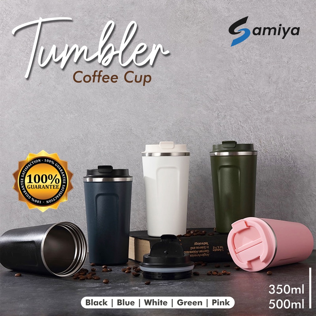 Jual coffee tumbler mug travel portable / thermos minuman kopi / termos ...