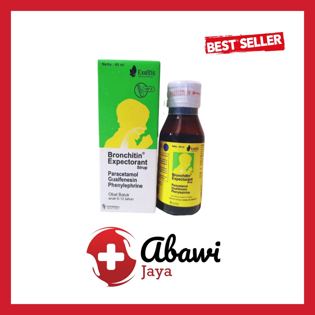 Jual [AB] Bronchitin Expectorant 60 ml - Obat Batuk | Shopee Indonesia