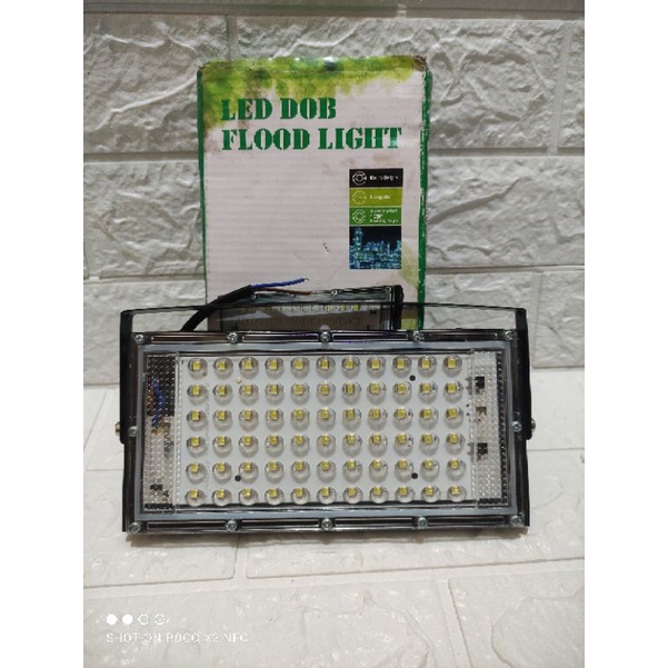Jual Lampu sorot /tembak led slim 50 watt/LED FLOODLIGHT 50 WATT AC 220V | Shopee Indonesia