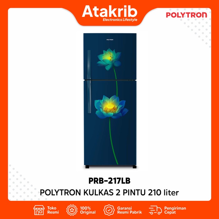 Jual POLYTRON KULKAS 2 PINTU PRB-217LB / PRB 217LB - 210 liter | Shopee ...