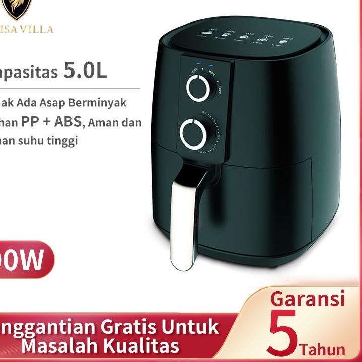 Jual Depan Kaisa Villa Air fryer Low Watt Penggorengan tanpa Minyak | Shopee Indonesia