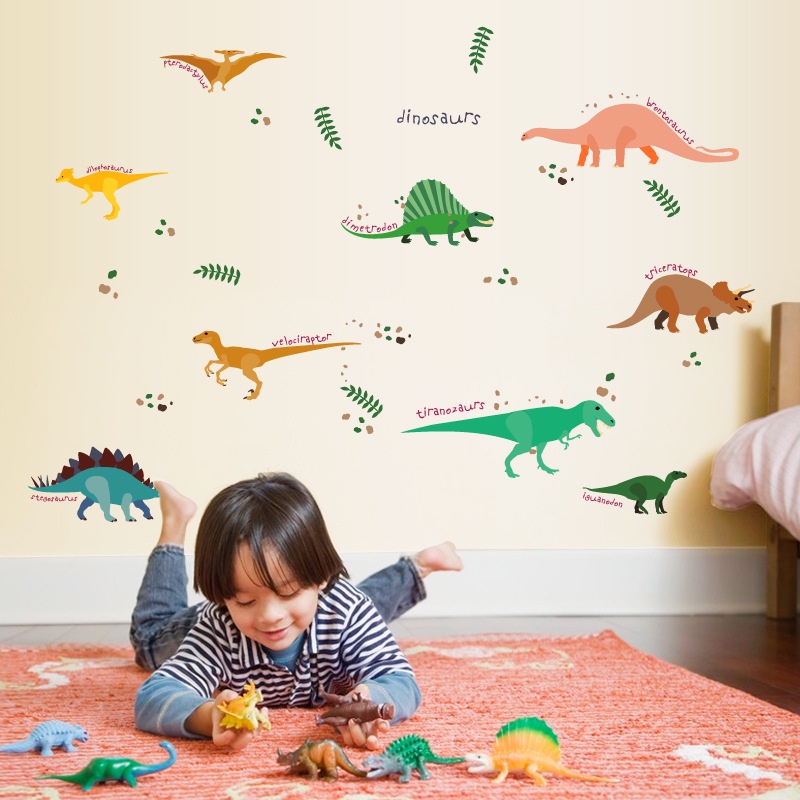 Jual IJNC Dinosaurus (50x70) - Stiker Dinding / Wall Sticker | Shopee ...
