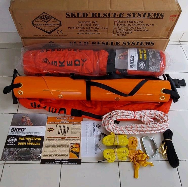Jual SKEDCO SKED STRETCHER BASIC RESCUE SYSTEM INTERNATIONAL ORANGE | Shopee Indonesia