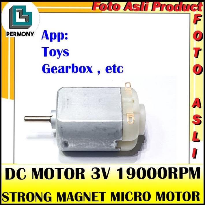 Jual 3V Dc Motor Toy Dinamo Dynamo 19000-30000 Rpm | Shopee Indonesia