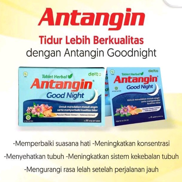 Jual Antangin Good Night Obat Tidur per strip | Shopee Indonesia