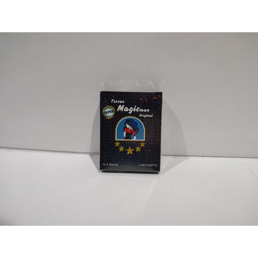 Jual TISU MAGIC / TISSUE SUPER MAGIC MAN ISI 6 SACHET ( 1 PACK ...