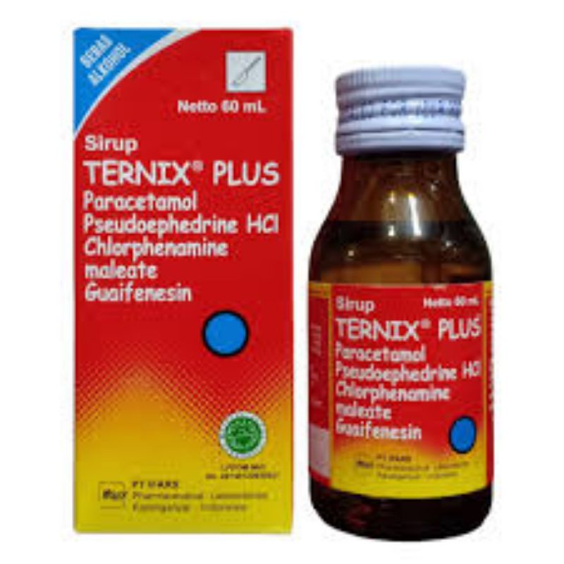Jual Ternix Plus Syrup 60 ml | Obat Batuk Pilek Demam Anak | Shopee ...