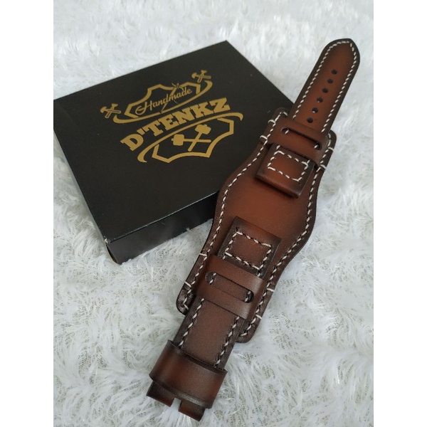 Jual Tali Jam Kulit Asli/sayap jam tangan kulit /alas jam tangan/strap ...
