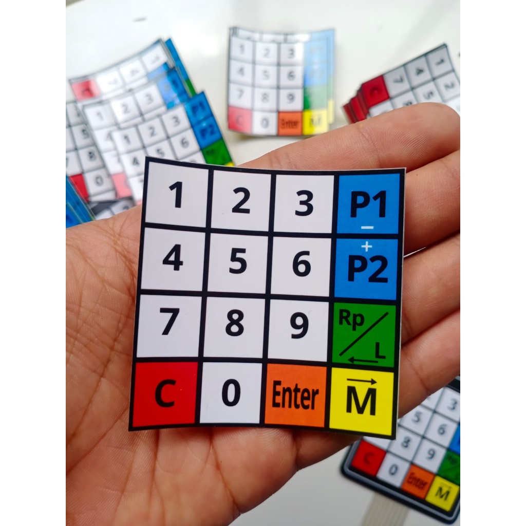 Jual Stiker Keypad Laminasi Custom Anti Air Pom Mini / Pertamini ...