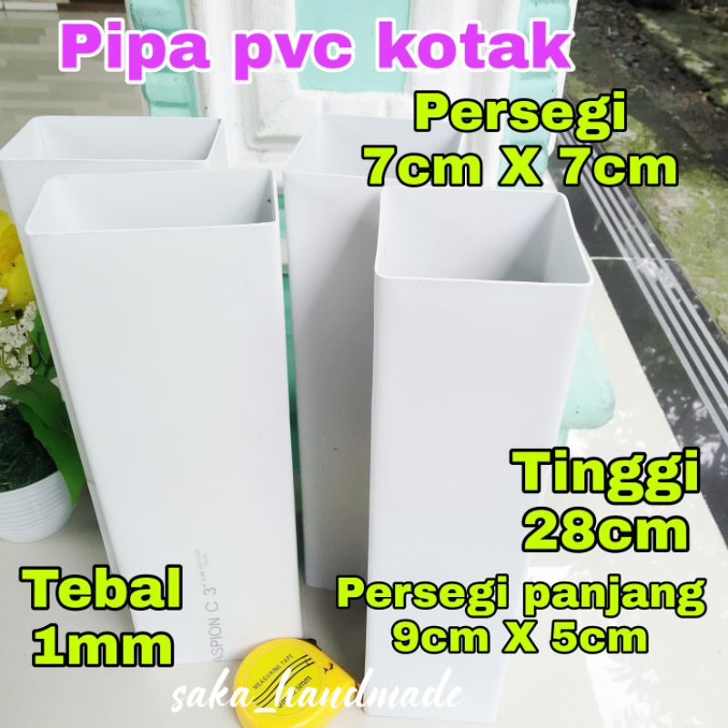 Jual PIPA PARALON/PVC KOTAK 3" PERSEGI/PERSEGI PANJANG | Shopee Indonesia