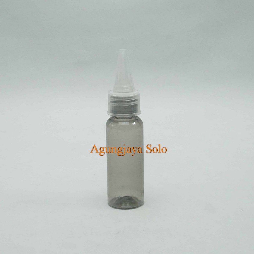 Jual Botol 20 ml Pet Br Hitam Trans Tutup Kerucut Neck 18 / Botol Pet ...