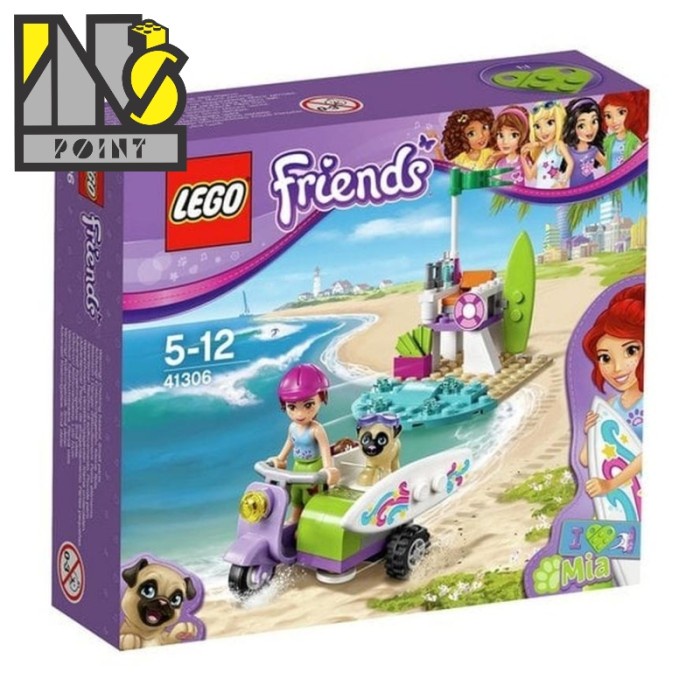 Jual Brick Lego 41306 - Friends - Mia'S Beach Scooter | Shopee Indonesia