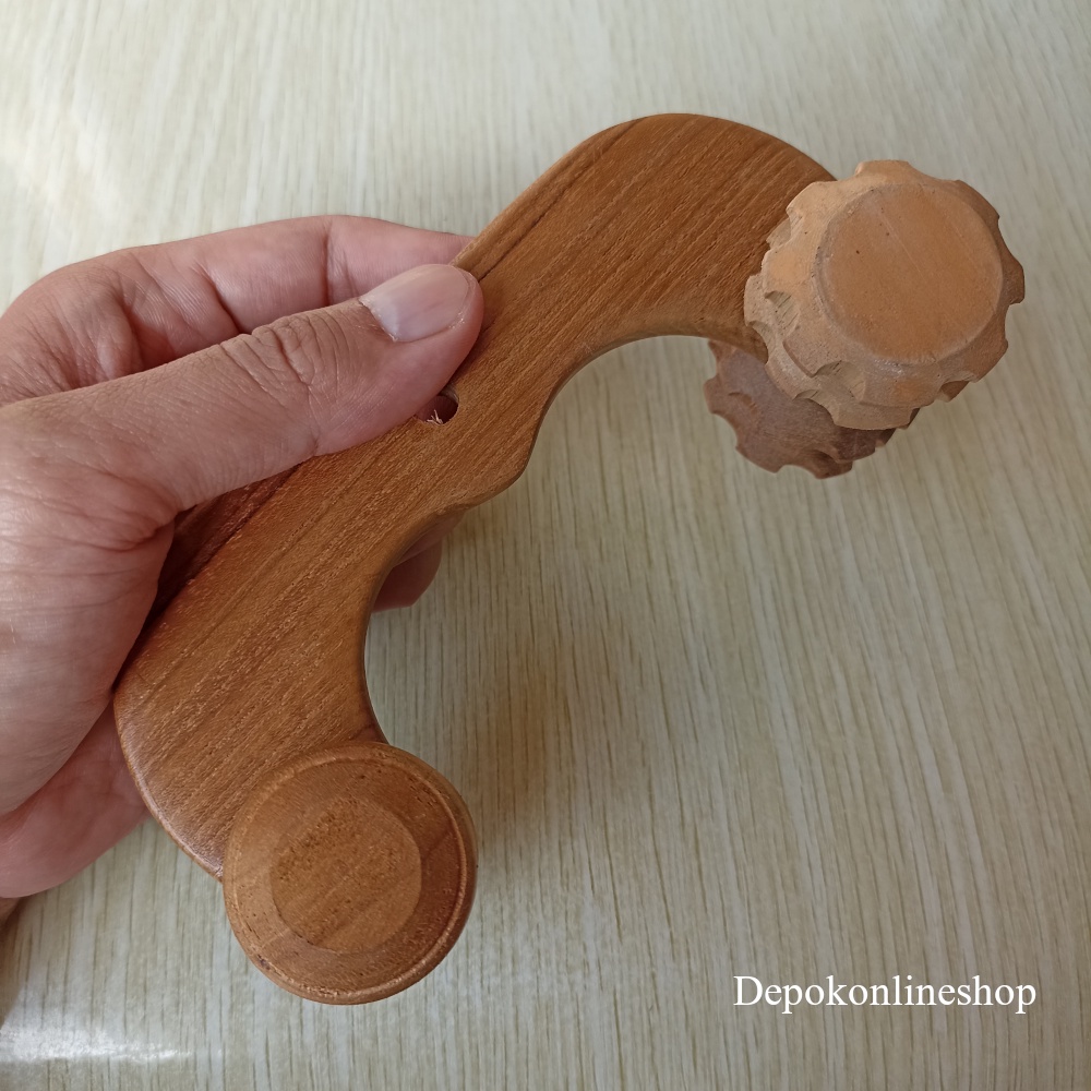 Jual Alat Pijat Tradisional Kayu Pijet Roller Refleksi Kaki Pijit
