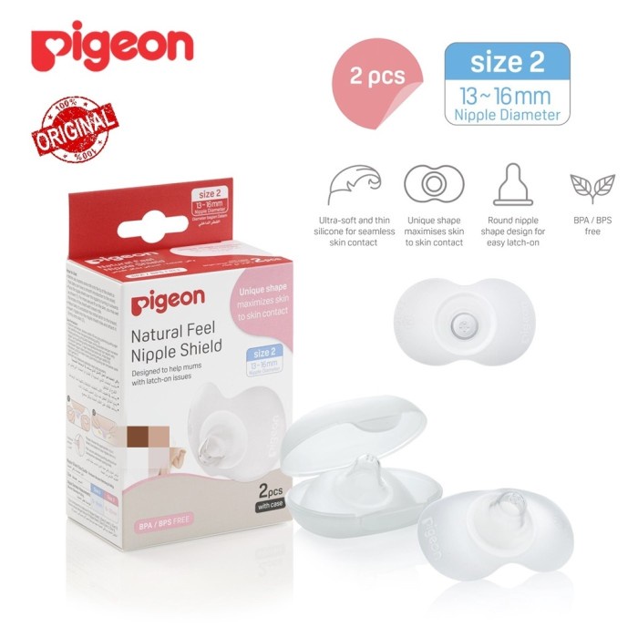 Jual Cream Pigeon Nipple Shield, Pelindung Puting, Penyambung Puting ...