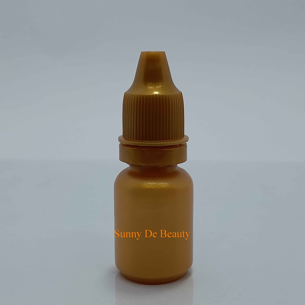 Jual Botol Cendo 10 ml Gold Segel Sumpel Putih / Botol Plastik HDPE ...