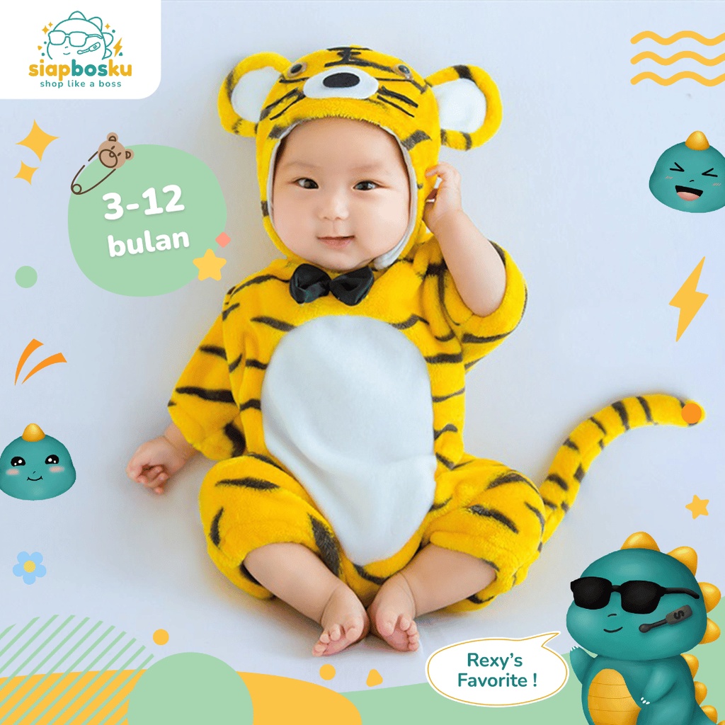 Jual KOSTUM BAYI PROPERTI FOTO BAYI NEWBORN ANIMAL KARAKTER HARIMAU ...
