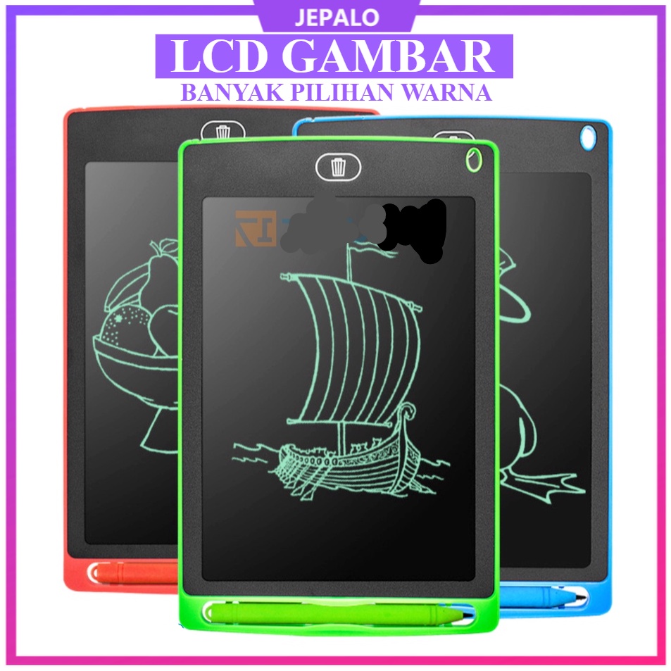 Jual TABLET GAMBAR MENGGAMBAR MENULIS LCD DRAWING WRITING TABLET 8.5 ...
