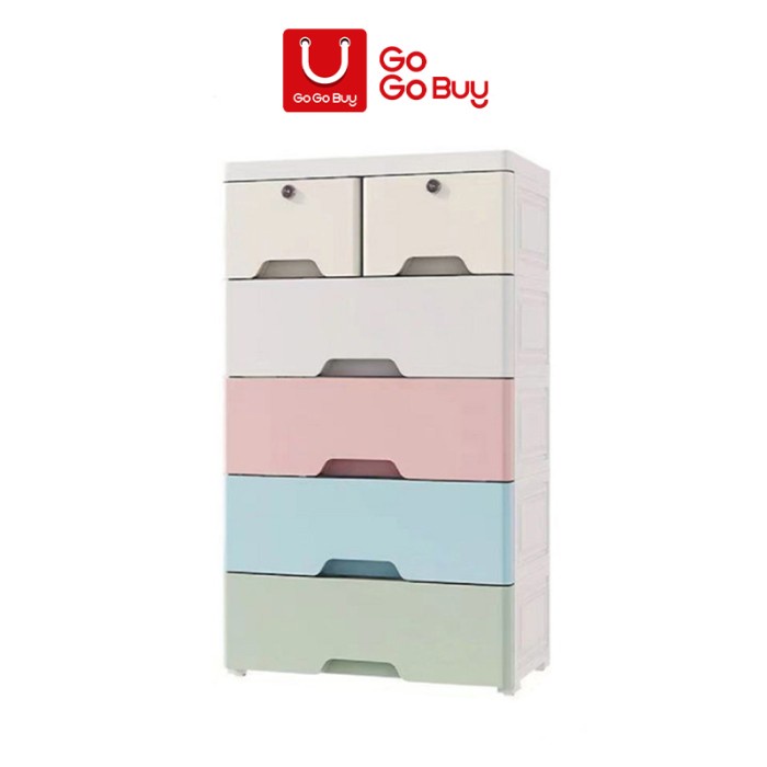 Jual Laci Lemari Plastik Pakaian 5 Tingkat C68 Laci Susun Storage ...