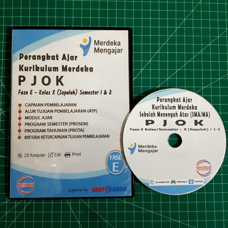 Jual PERANGKAT AJAR PJOK KELAS 10 FASE E KURIKULUM MERDEKA CP 033 ...
