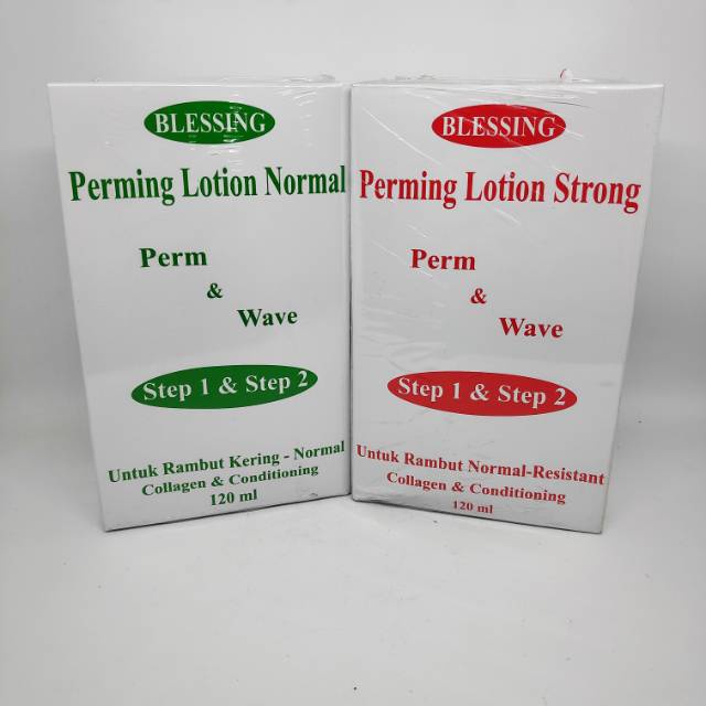 Jual Blessing Perming Lotion / Obat Keriting set (120ml) | Shopee Indonesia