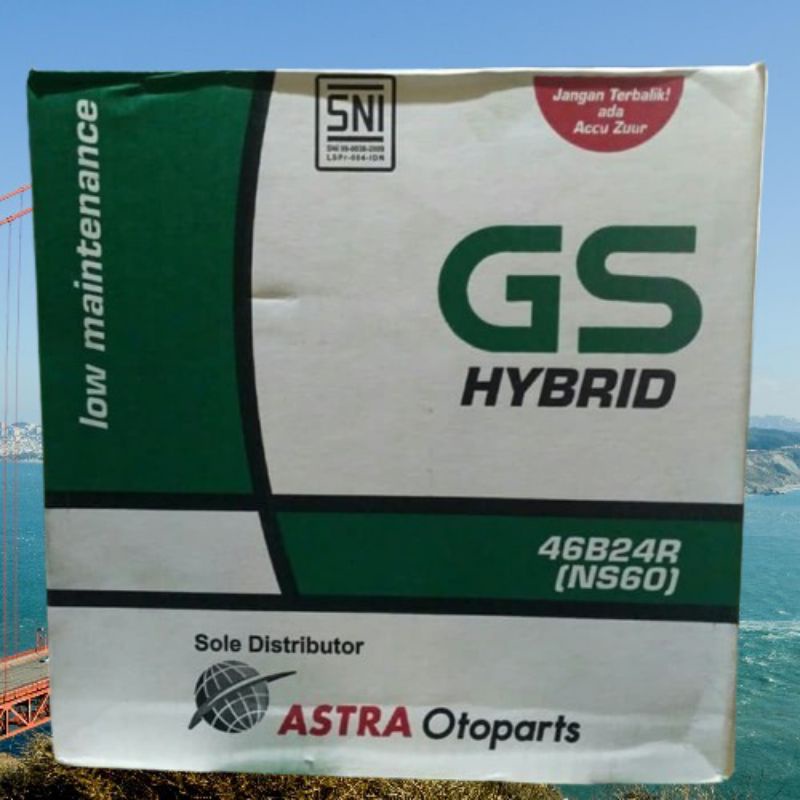 Jual AKI MOBIL SUZUKI APV GS ASTRA ORI HYBRID NS60 / 46B24R 12V 45Ah AKI BASAH | Shopee Indonesia