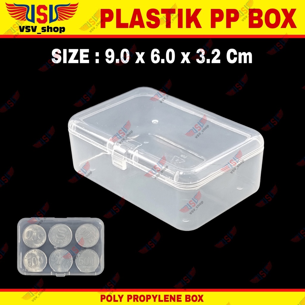 Jual Kotak Penyimpanan Box Plastik Kecil PP Case Small Plastic Storage ...