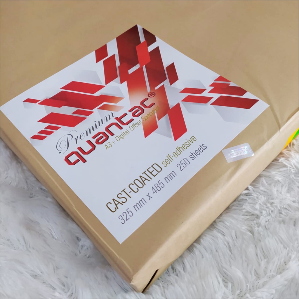 Jual Sticker Bontak Quantac Chromo Premium (250 Lembar) A3+ | Shopee ...