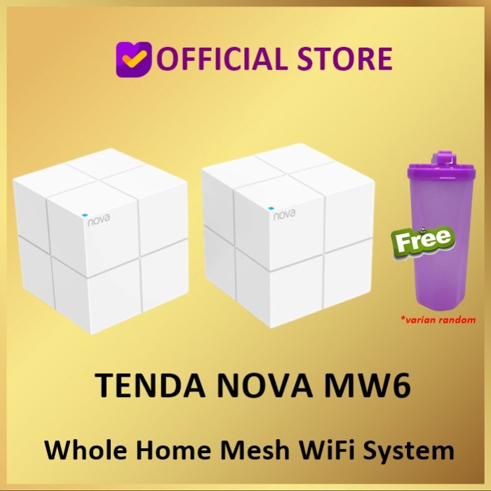 Jual Router Tenda Nova Mw6 Whole Home Mesh Wifi System Mw 6 ( 2 Pack ...