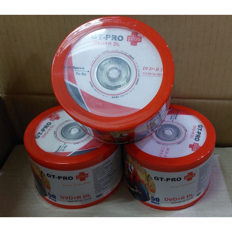Jual DVD+R DL Double Layer GTPRO GT-PRO 8.5GB 8.5 GB 8,5GB 8x murah ...