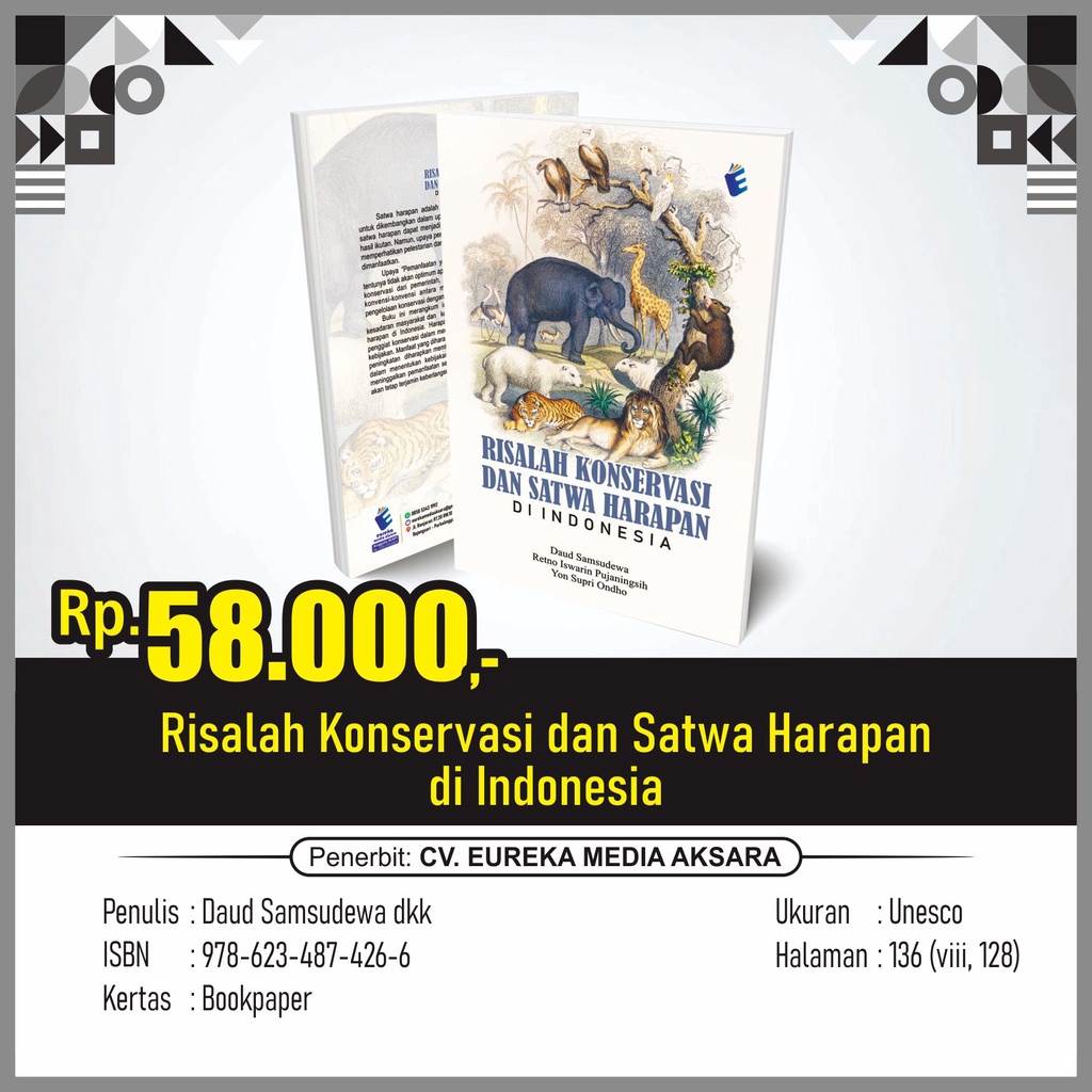 Jual Risalah Konservasi dan Satwa Harapan di Indonesia | Shopee Indonesia