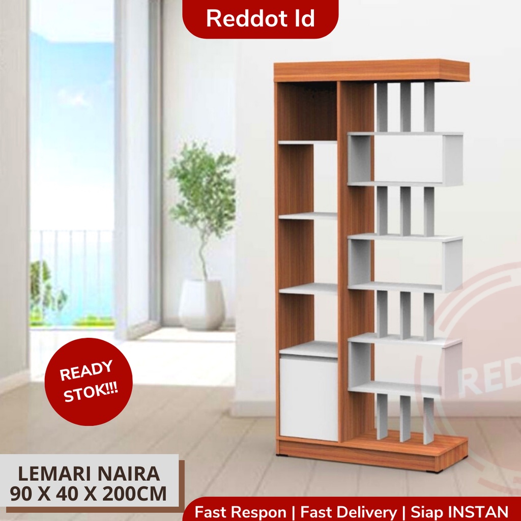 Jual Rak Pemisah Ruangan Minimalis Naira Lemari Serbaguna Besar ...