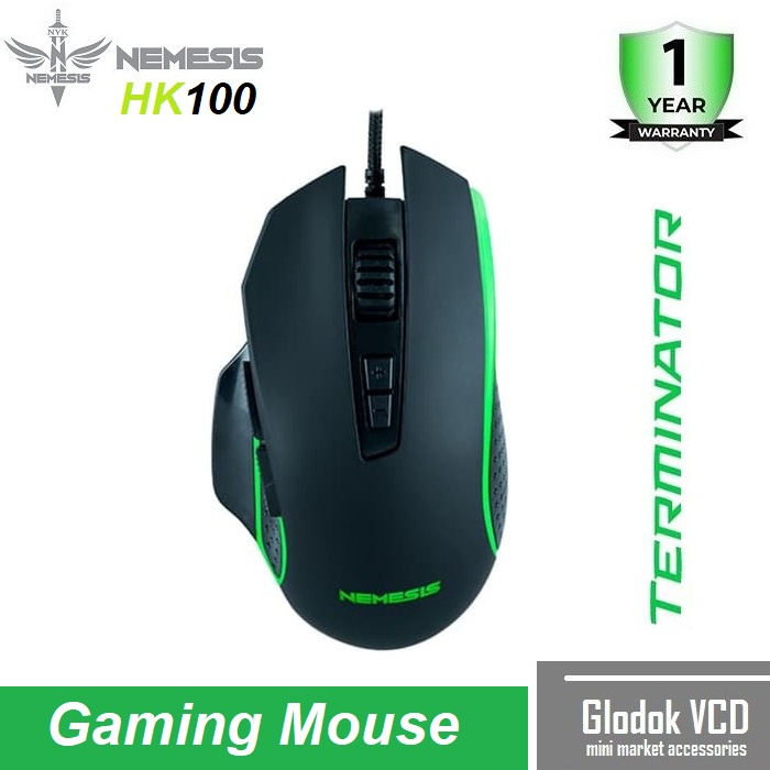 Jual Mouse Gaming NYK Nemesis Terminator HK100 | Shopee Indonesia