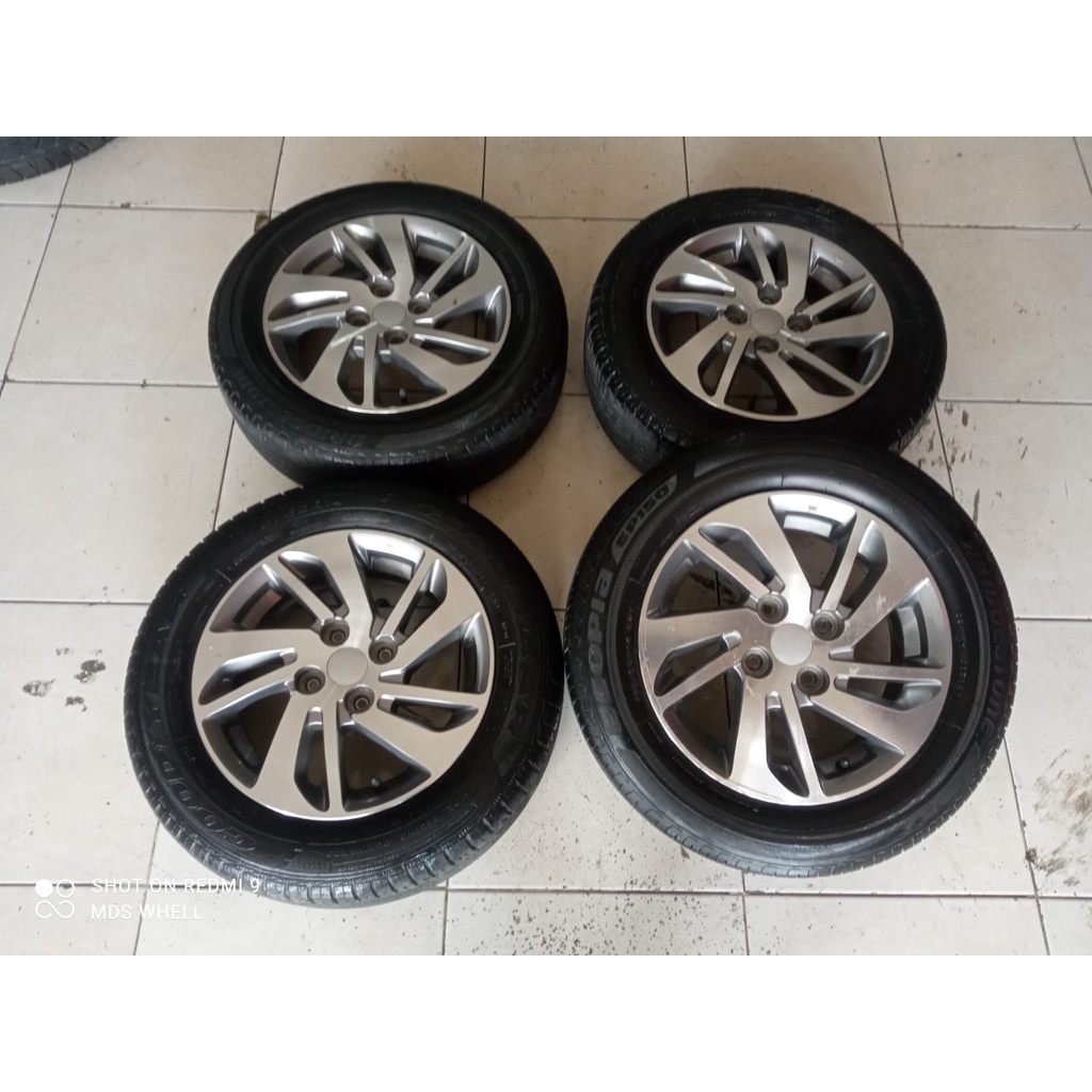 Jual Velg Mobil Bekas Ring 14 STD SIRION R14X5 Lubang 4X100 ET45 BAN 175 65 R14 | Shopee Indonesia
