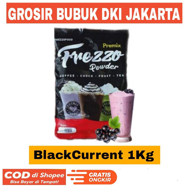 Jual Frezzo BlackCurrent 1Kg Bubuk Minuman Rasa Buah Segar Es Pinggir ...