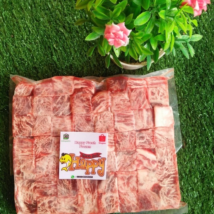 Jual Saikoro beef steak meltique - daging sapi wagyu cube meltic uk 500 ...