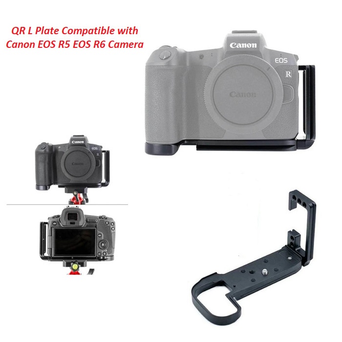 Jual Quick Release L Plate Vertical Horizontal Canon EOS R5 EOS R6 ...