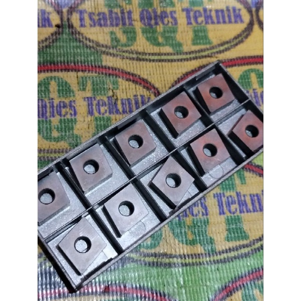 Jual Insert Bubut CBN CNMG12 CNGA12 Pisau Bubut khusus material keras Hardent . pahat bubut CBN ...