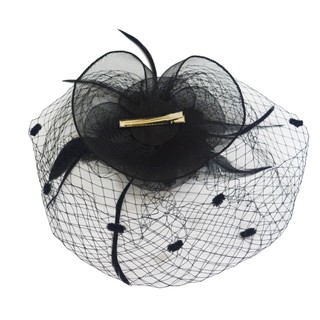 Jual Jepit Topi Hiasan Rambut Jaring Topi Aksesoris Rambut Pramugari ...