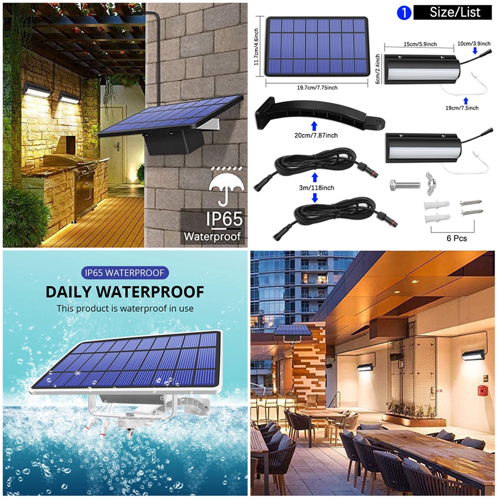 Jual Solar Light / Lampu Surya / Led Outdoor Indoor Pull Switch REAL 3W ...