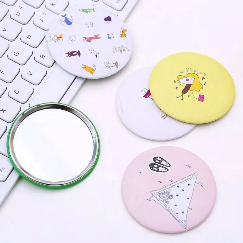 Jual Cermin bulat mini cermin make up kaca mini | Shopee Indonesia