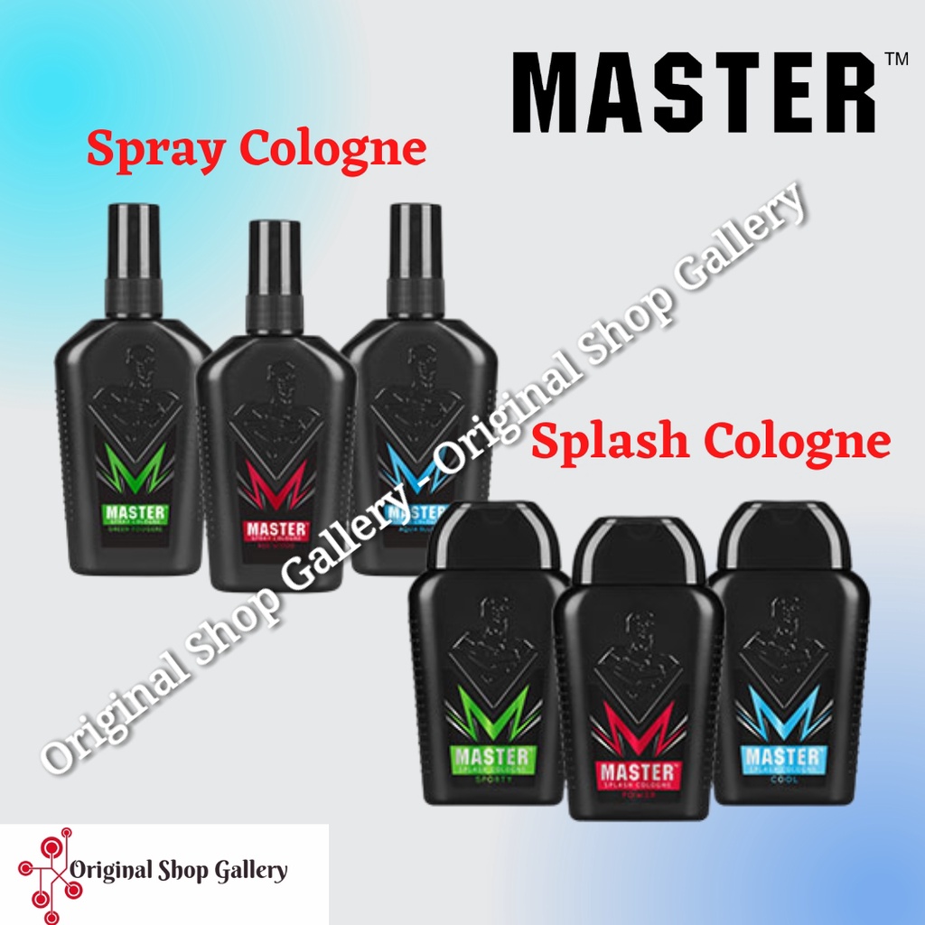 Jual Master Splash Spray Cologne Parfum Khusus Pria Spirit Aqua Blue ...