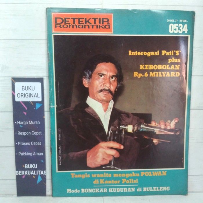 Jual Majalah Detektip Romantika 0534 20 Desember 77 | Shopee Indonesia