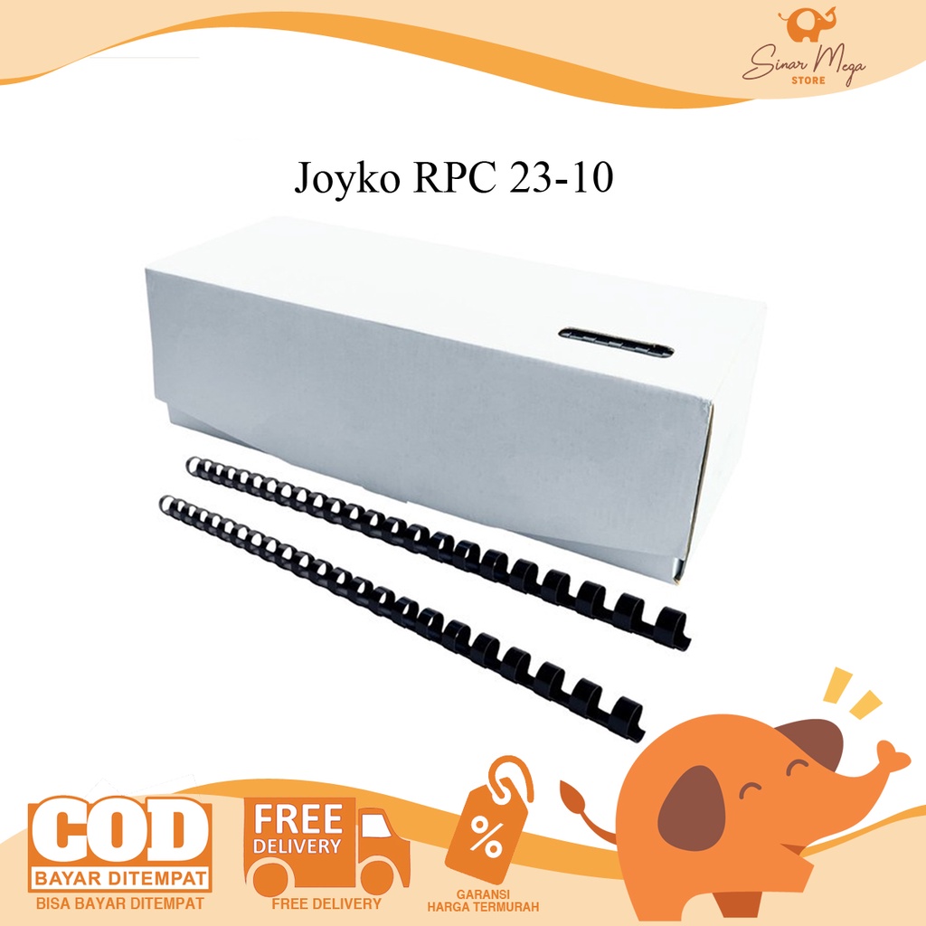 Jual Joyko Ring Plastic Comb RPC-23-10 / Spiral Binder Jilid Plastik ...