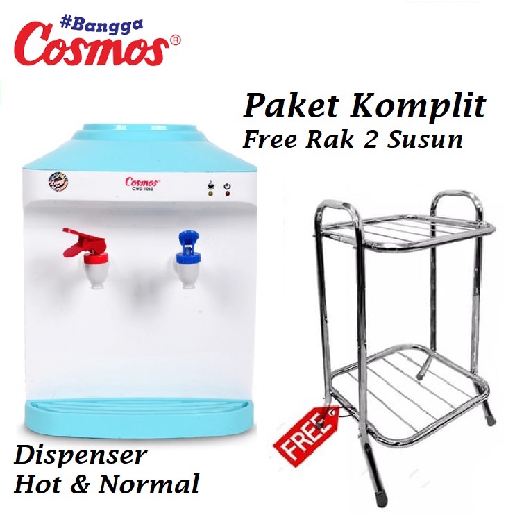 Jual COSMOS dispenser galon CWD 1060 / water dispenser hot normal + rak ...